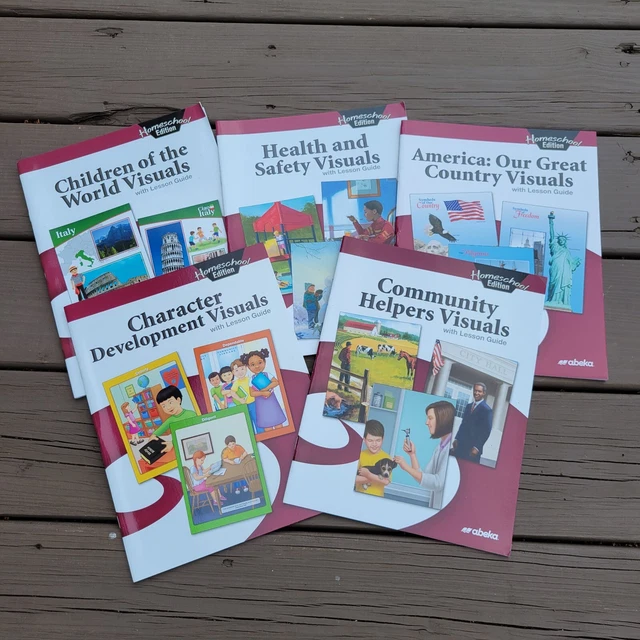 ABEKA K5 HOMESCHOOL Skills And Development Lesson Guides And Visuals ...