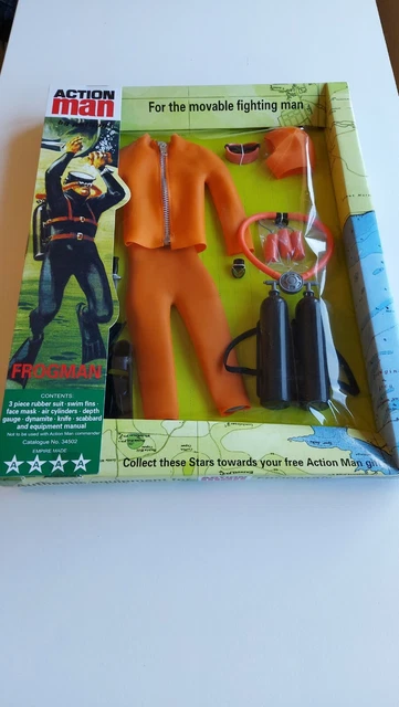 ACTION MAN 40TH Anniversary Frogman Orange Diver carded EUR 68,46 ...