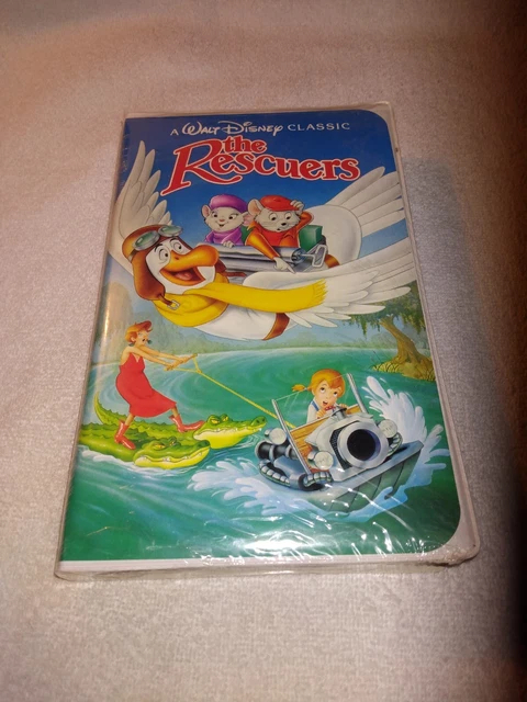 THE RESCUERS (SEALED VHS, 1992) Walt Disney The Classic Black Diamond ...