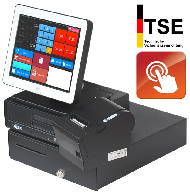 CASH REGISTER PROFESSIONAL touchscreen POS system retail bistro bar # ...