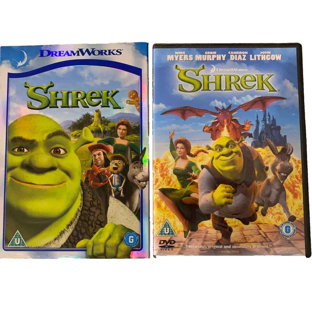 SHREK DVD 2001 Dreamworks Family Movie Mike Myers Eddie Murphy - Sealed ...