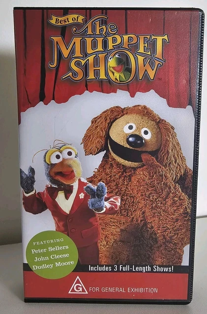VINTAGE 2001 BEST Of The Muppet Show VHS VGC 3 Full-Length Shows! MUV ...