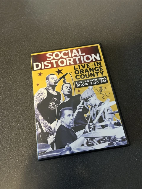 SOCIAL DISTORTION LIVE In Orange County DVD 2004 House Of Blues Concert ...