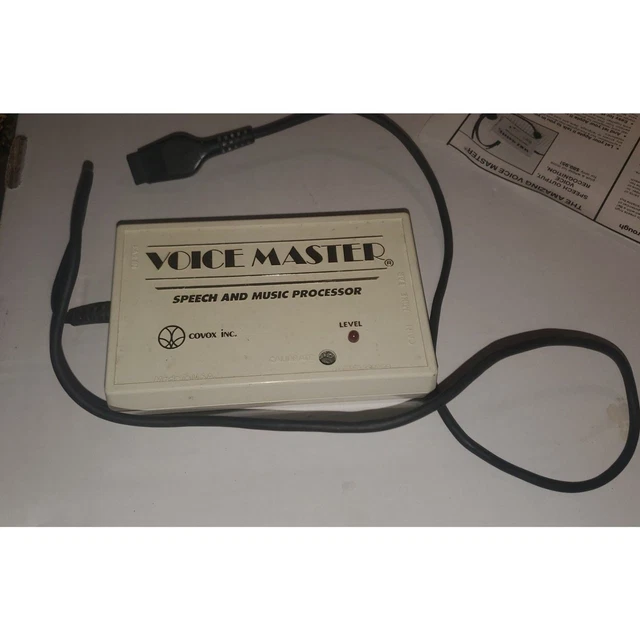 VINTAGE COMMODORE 64 VOICE MASTER SPEECH AND MUSIC PROCESSOR $45.00 ...