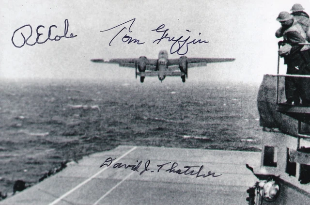 PHOTO SIGNÉE RE Cole, Thomas Griffin et David Thatcher 4x6 Doolittle ...
