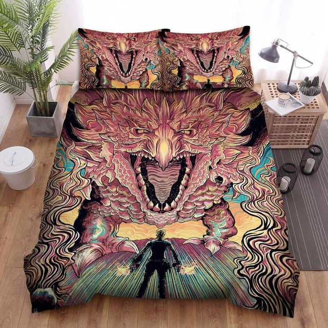 MONSTER HUNTER I Girl Movie Art Scene Poster Quilt Duvet Cover Set ...