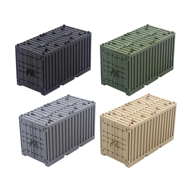 CONTAINER BLOCKS BRICKS Box Toy Shipping Container Model for Holiday ...
