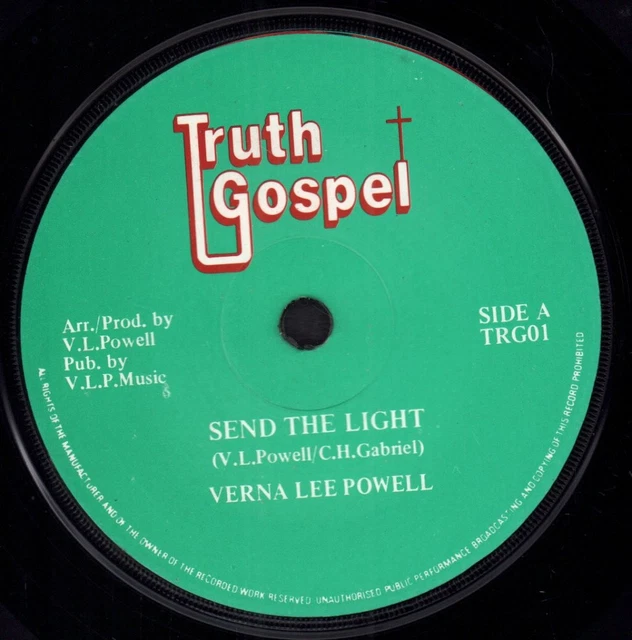 VERNA LEE POWELL / Byron McKenley Send the Light/Grace of Our Lord 7 ...
