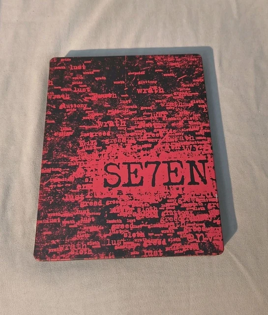 *RARE* SE7EN (SEVEN) Movie Steelbook (Blu-ray, 1995, David Fincher) $44 ...
