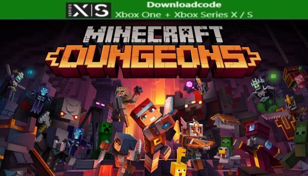 NEU FÜR XBOX One Series X S Minecraft Dungeons Download Code Game Key Email 24H EUR 25,99 ...