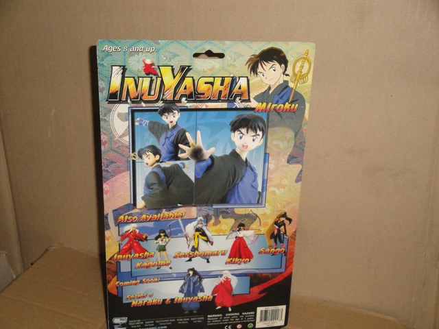 INUYASHA ACTION FIGURE Del Personaje Miroku With Interchangeable Hands ...