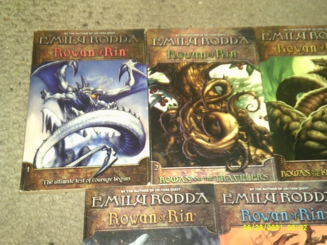 ROWAN OF RIN 5 Book Set Emily Rodda Ice Creepers Zebak Keepers Of The ...