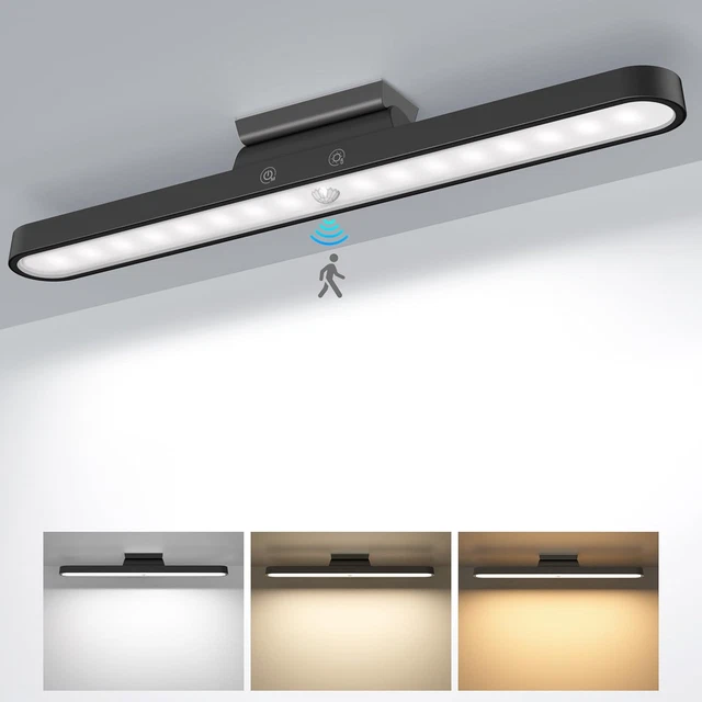 UNDER CABINET KITCHEN Lights, 6000K Dimmable Wireless Motion Sensor ...