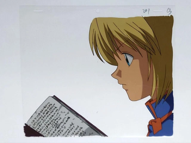 VTG ANIME CEL - HUNTER x Hunter (Kurapika) w/ DOUGA genga set F34144 ...