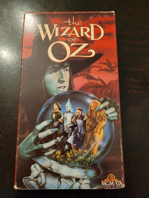 THE WIZARD OF Oz 1988 Red Box VHS Judy Garland 1939 Version $9.00 ...