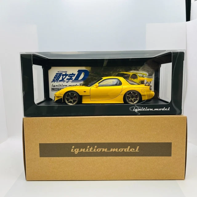 IGNITION MODEL 1/18 INITIAL D Mazda RX-7(FD-35) Yellow IG2868 £283.35 - PicClick UK