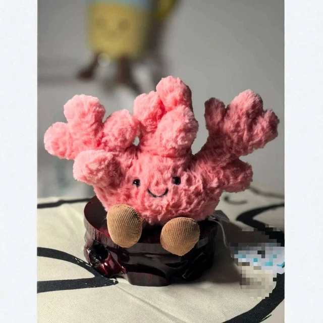 JELLYCAT 14CM AMUSEABLES Coral Plush Doll Brand New with Dust Bag Tags ...