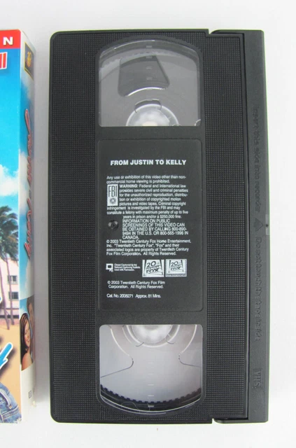 FROM JUSTIN TO Kelly ~ 2003 VHS Movie TESTED Clarkson Guarini Musical ...