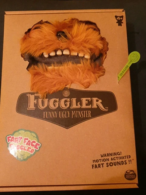 FUGGLER FART FACE Golden Brown Funny Ugly Monster Motion Sensor Farting ...