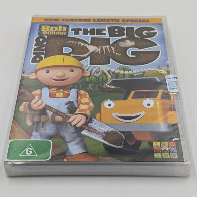 BOB THE BUILDER The Big Dino Dig DVD Feature Length Special Brand New ...