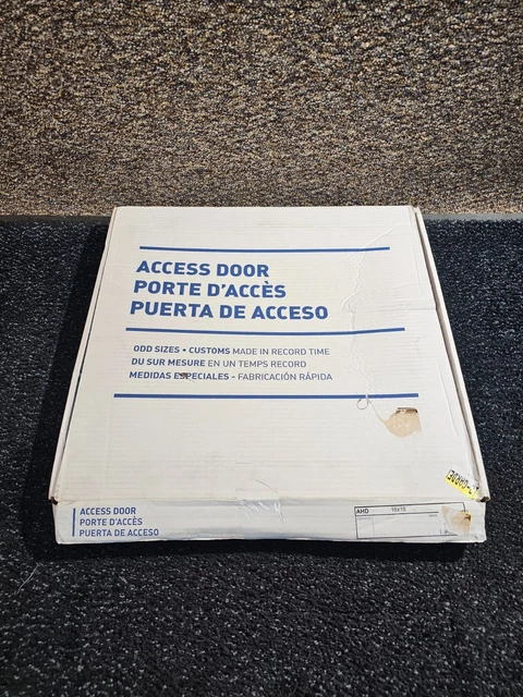 ACCESS DOOR, 16& x 16" , Cold Rolled Steel, White, Powder-Coated AHD ...
