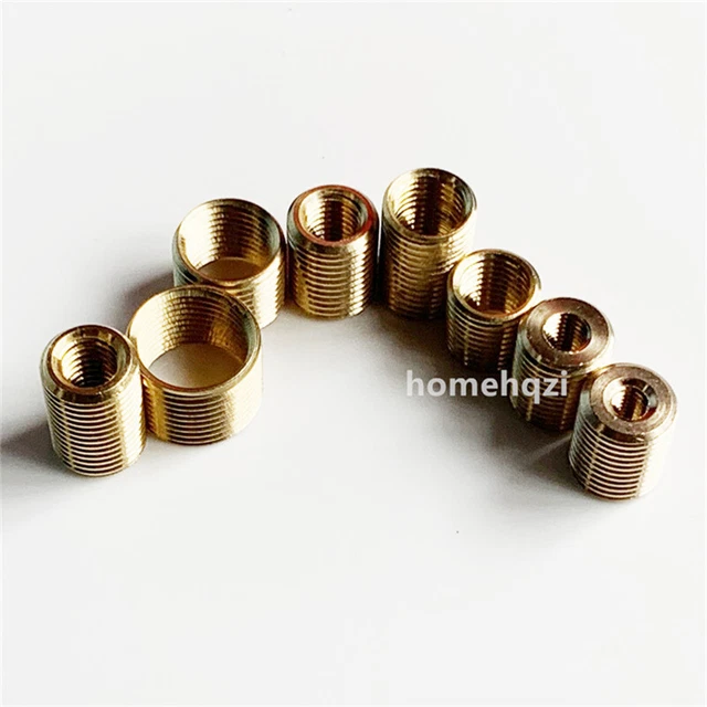 5X BRASS REDUCER Threaded Adapter Bush Male to Female M4 M5 M6 M8 M10 M12 M14 £4.79 - PicClick UK