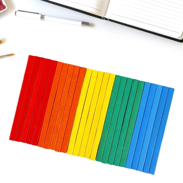 EARLY LEARNING KIDS Mathematics Toy Montessori Teaching Counting Sticks ...