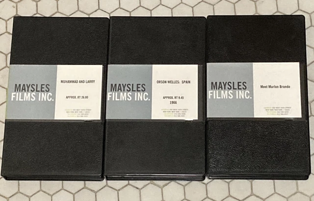 RARE MAYSLES FILMS VHSs Muhammad & Larry, Orson Welles Spain, Meet ...