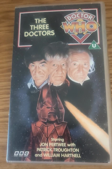 DR WHO-THE THREE Doctors-Bbc Vhs-1991 £4.99 - PicClick UK