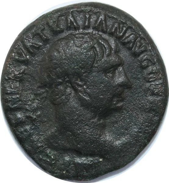 P3822 ROMAN EMPIRE As Trajan 98-117 Rome Nerva Traian Germ P m / Tr Pot ...