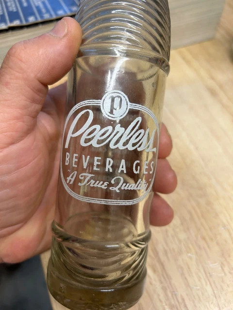 PEERLESS BEVERAGES ACL Soda Bottle FRESNO CALIFORNIA 7 OZ 1943 $27.37 ...
