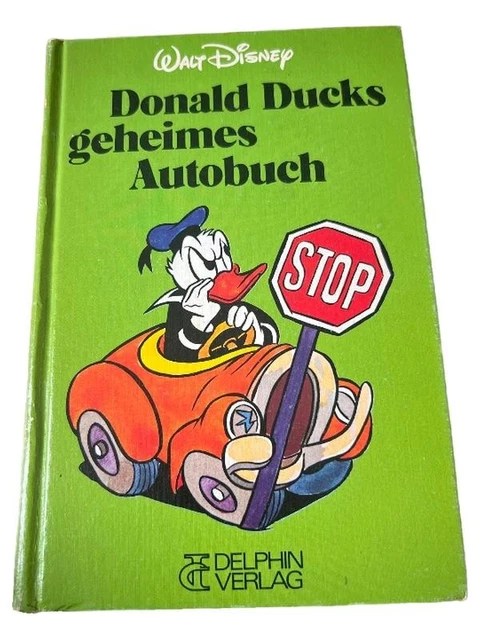 DONALD DUCK AUTOBUCH Walt Disney Delphin Verlag Comic Hardcover Deutsch ...