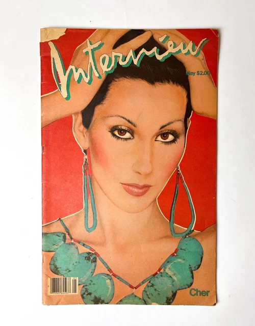 RARE 1982 VINTAGE Interview Magazine Cher Debbie Harry Antonio Lopez ...