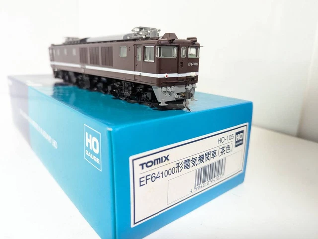 OPERATION CONFIRMED 1225T Ho-105 Jr Ef64 1000Electric Locomotive Brown ...