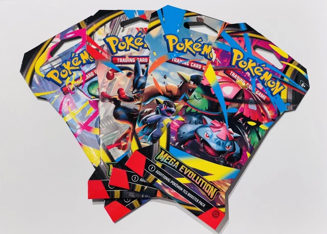 POKÉMON TCG MEGA Evolution Booster Packs *BRAND NEW & SEALED* - 4 ...