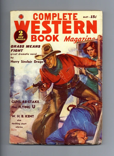 Complete Western Book Magazine Pulp Apr 1938 Vol 10 2 Vg £19 86