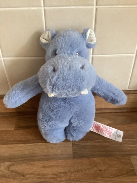 PRIMARK HIPPO BLUE Super Soft Baby Soft Toy Comforter UNUSED £8.63 ...