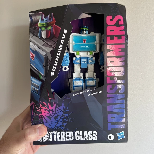 TRANSFORMERS GENERATIONS SOUNDWAVE Action Figure Shattered Glass ...