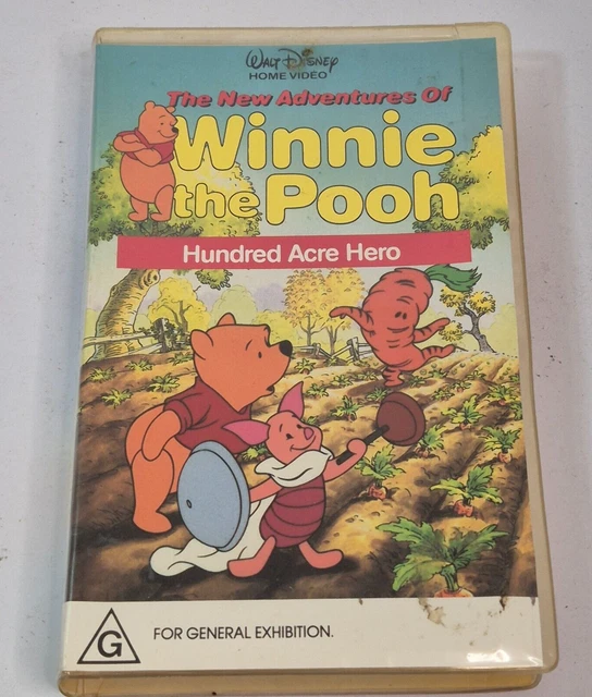 WINNIE THE POOH Hundred Acre Hero VHS Video 1989 Clamshell Disney $9.99 ...