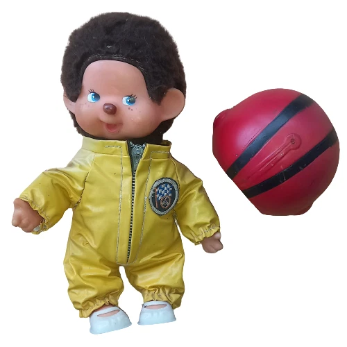 MONCHHICHI SEKIGUCHI CHIC-A-BOO 8" THUMB SUCKING MONKEY 1970's Racing ...