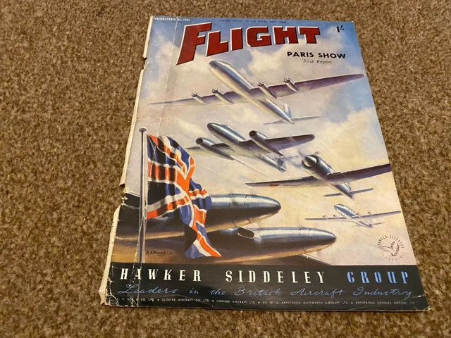 AC31 FLIGHT MAGAZINE Cover Page 11X8 The Hawker Siddeley Group £8.99 ...