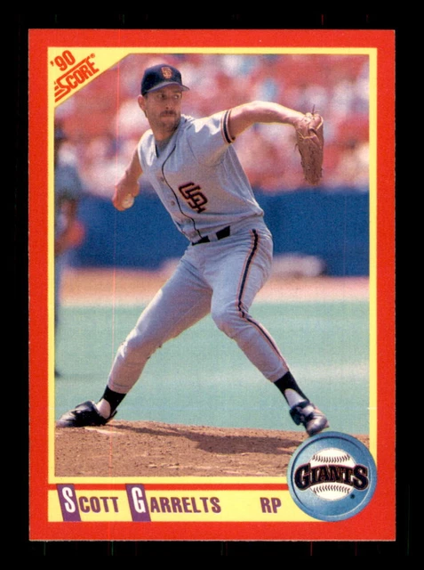 1990 BASEBALL 1990 Score Scott Garrelts San Francisco Giants #246 1 EUR ...