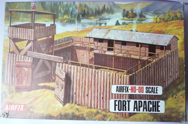 FORT APACHE - Model Kit - Scale Ho Oo - Airfix £113.00 - PicClick UK