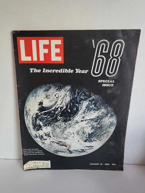 LIFE MAGAZINE JANUARY 10, 1969 The Incredible Year 1968! Special Issue ...