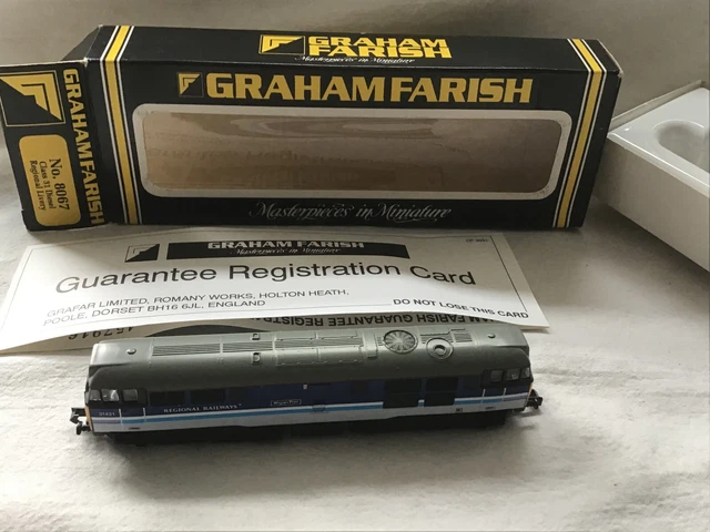 GRAHAM FARISH 8067 N Gauge Class 31421 Wigan Pier Regional Railways ...