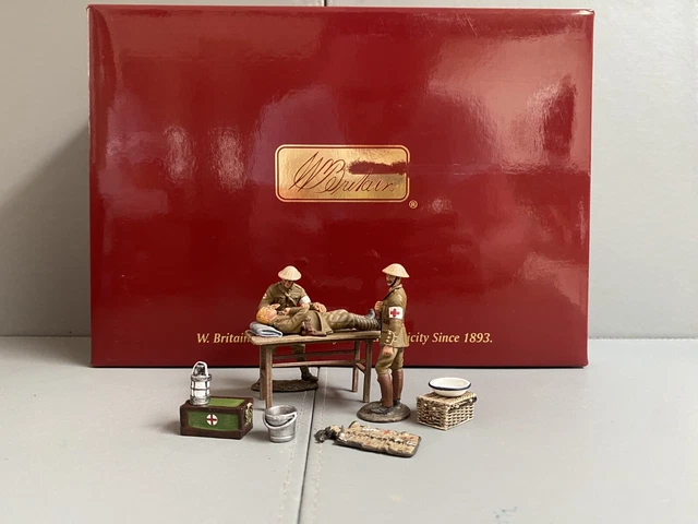 BRITAINS WW1 23031 1916 REGIMENTAL 1st. AID POST SET 1 LIMITED EDITION ...