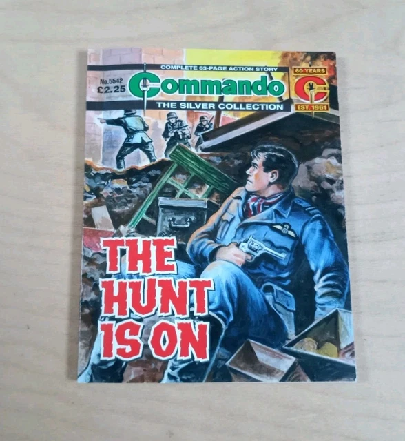 COMMANDO COMIC~THE HUNT Is On (No.5542) 60 Years-The Silver Collection ...