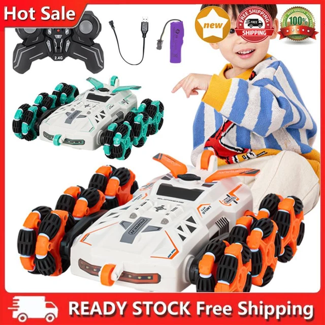 RECHARGEABLE ALL TERRAIN Remote Control Car 2.4Ghz 6WD Toy Fun for Kids ...