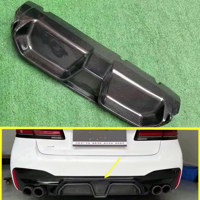 CS STYLE CENTER Rear Bumper Diffuser For 2018-2023 BMW F90 M5 Real ...