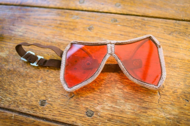 WW1 - WORLD War One - Military Tank Goggles - Orange Lens - Rare £29.99 ...